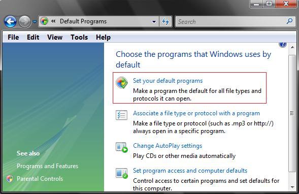 Set default program to open mp3 - mokasintweets