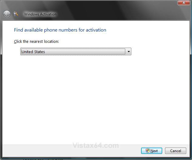 Activate Vista by Phone | Vista Forums