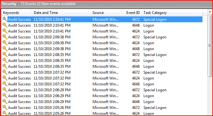 Solved - "Special Logon" repeats every minute in Security Event Log ...