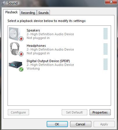 No sound on any jack | Vista Forums