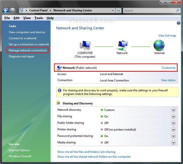 Network Connection - Delete | Vista Forums