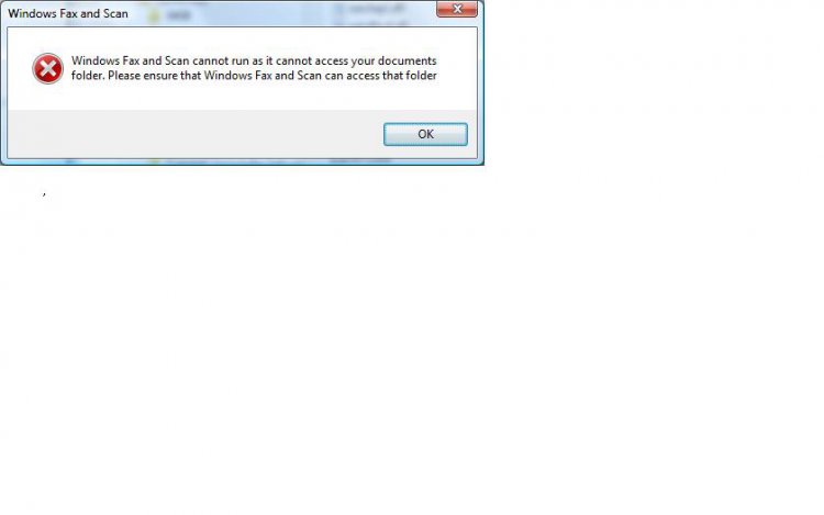 Windows Fax and Scan Won't Run | Vista Forums