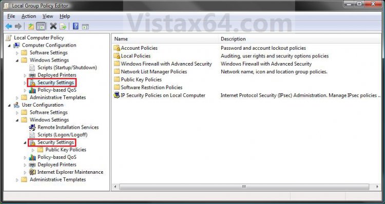 Local Security Policy Editor - Open | Vista Forums Local Security Policy Editor - Open | Vista Forums